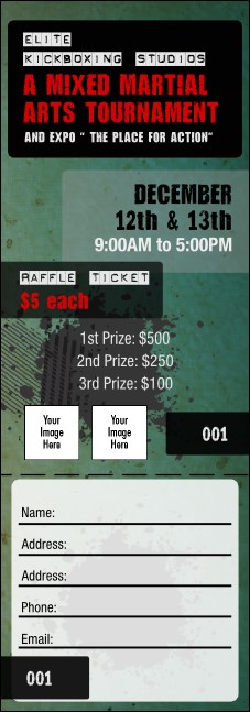 Custom Sports Raffle Tickets | Low Cost + Fast Turn Around