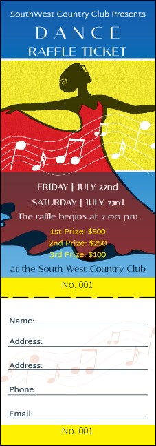 Create Raffle Tickets Online | Fast Raffle Ticket Printing