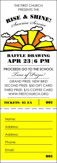 Church Raffle Tickets | Church Fundraising