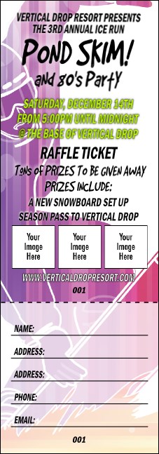 Custom Sports Raffle Tickets | Low Cost + Fast Turn Around