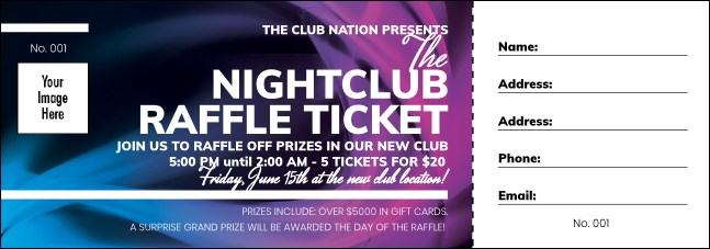 Raffle Ticket Designs | Raffle Ticket Printing | Eventgroove