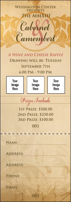Color Raffle Tickets | Custom Raffle Ticket Printing