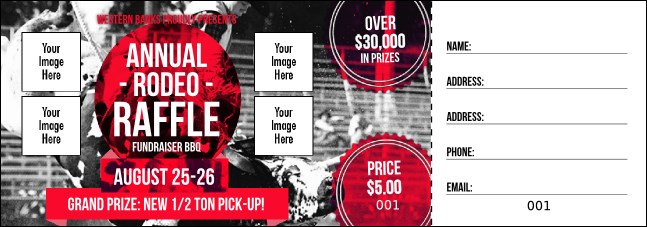 Custom Sports Raffle Tickets | Low Cost + Fast Turn Around