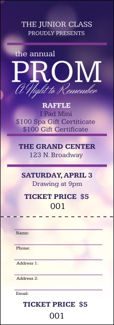Create Raffle Tickets Online | Fast Raffle Ticket Printing