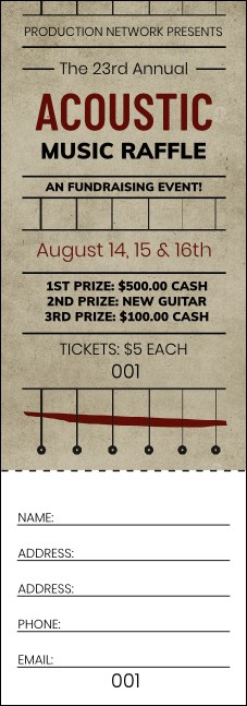 Create Raffle Tickets Online | Fast Raffle Ticket Printing
