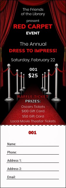 Raffle Ticket Designs | Raffle Ticket Printing | Eventgroove