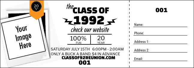 Affordable Color Raffle Ticket Designs | Eventgroove