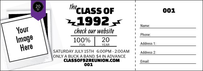 Affordable Color Raffle Ticket Designs | Eventgroove