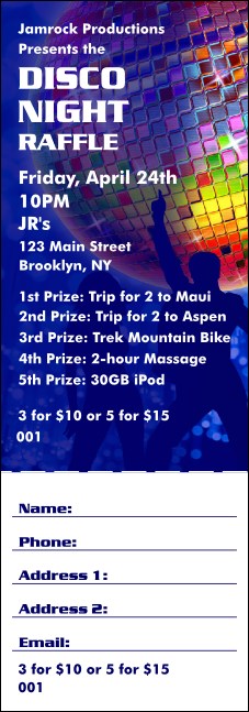 Personalize 800+ Printable Raffle Tickets Designs | Eventgroove