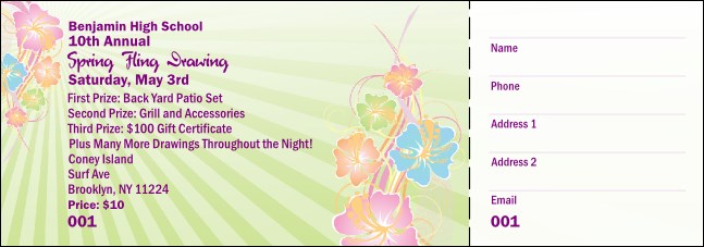 Order Custom Raffle Tickets Online For Fundraising Success