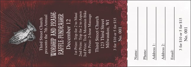 Church Raffle Tickets | Church Fundraising