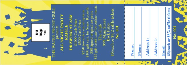 Custom Picture Raffle Tickets | Custom Raffle Ticket Printing
