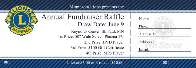 Fundraiser Raffle Tickets | Eventgroove