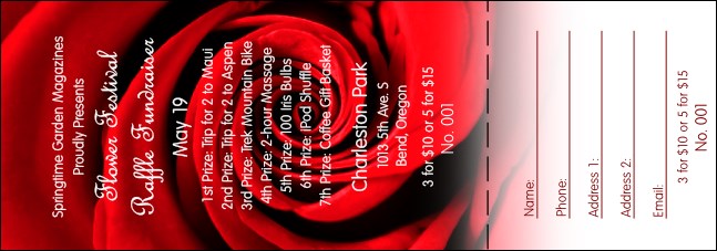 Valentine's Day Raffle Tickets | Valentines Raffle