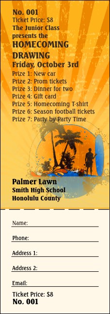 Local Raffle Tickets | City-Themed Templates