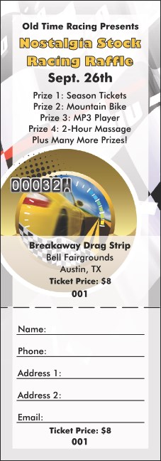 Custom Sports Raffle Tickets | Eventgroove