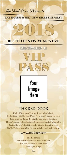 VIP Pass Template | Custom VIP Passes | Eventgroove
