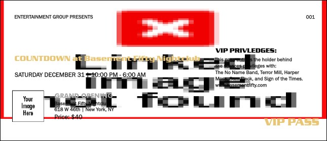 VIP Pass Templates | Custom VIP Passes | VIP Pass Printing