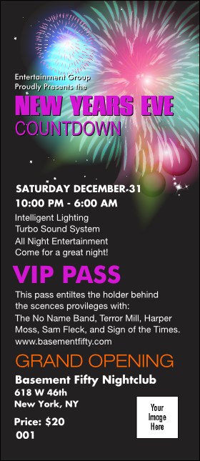 VIP Pass Templates | Custom VIP Passes | VIP Pass Printing