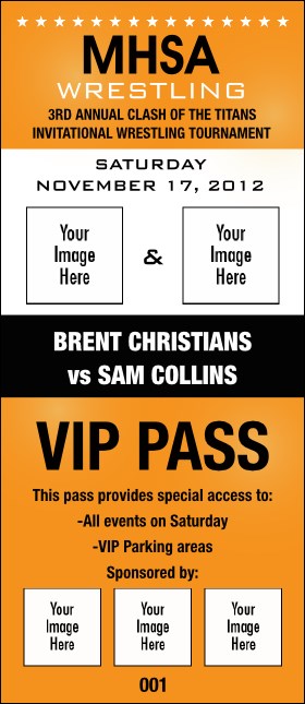 Sports VIP Pass Templates | Eventgroove