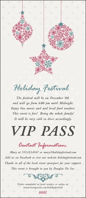 VIP Pass Templates | Custom VIP Passes | VIP Pass Printing