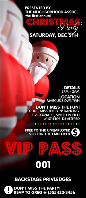 VIP Pass Templates | Custom VIP Passes | VIP Pass Printing