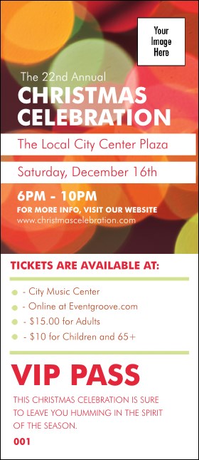 VIP Pass Template | Custom VIP Passes | Eventgroove