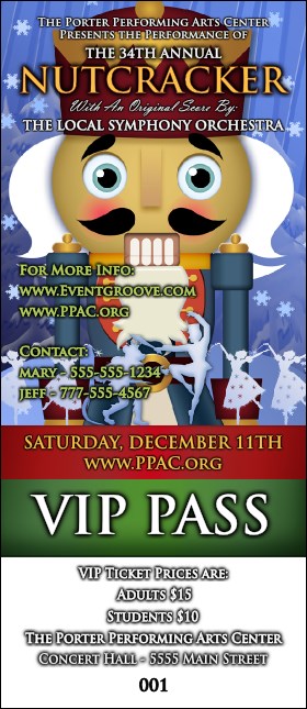 VIP Pass Template | Custom VIP Passes | Eventgroove