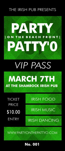 VIP Pass Template | Custom VIP Passes | Eventgroove