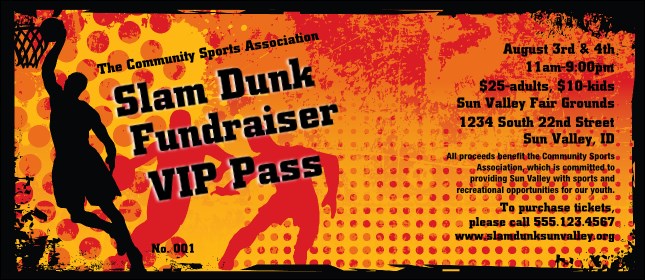 Sports VIP Pass Templates | Eventgroove