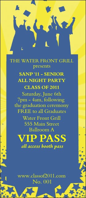 VIP Pass Template | Custom VIP Passes | Eventgroove