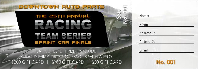 Car Raffle Tickets | Car Raffle Ticket Templates