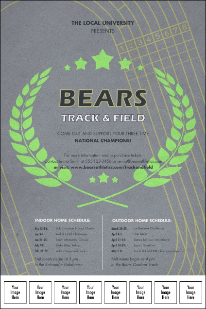 Track Event Poster Designs | Track and Field Posters