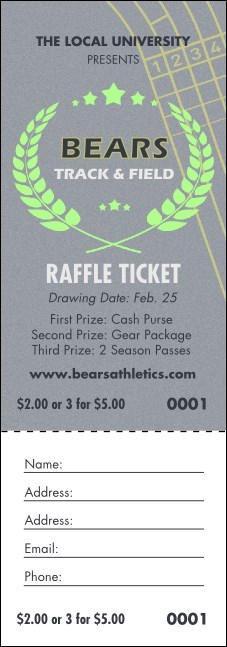 Custom Sports Raffle Tickets | Low Cost + Fast Turn Around