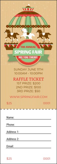 Create Raffle Tickets Online | Fast Raffle Ticket Printing