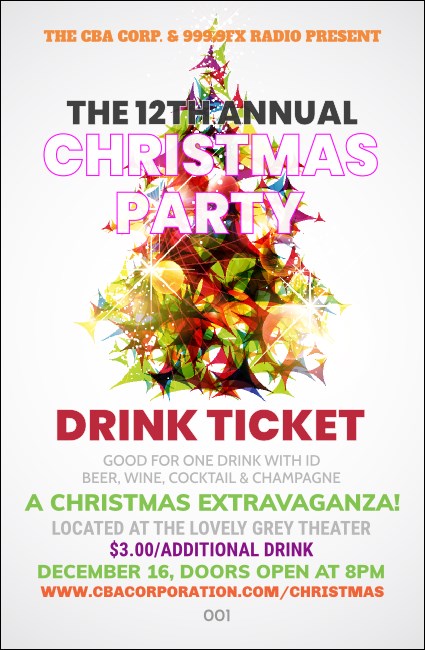 Drink Ticket Designs | Drink Ticket Printing | Eventgroove