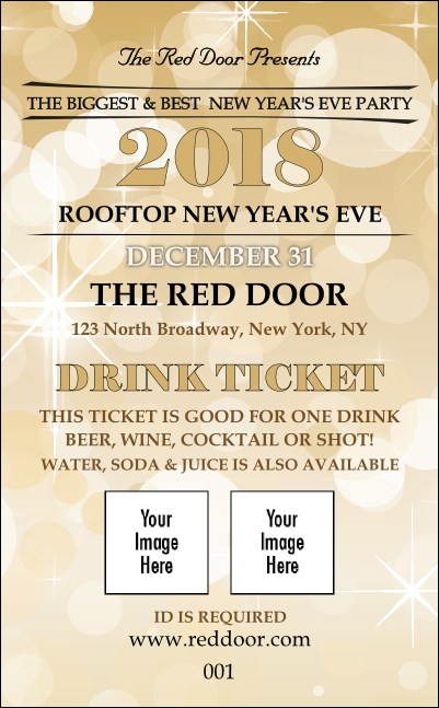 Drink Tickets | Drink Ticket Template | Eventgroove