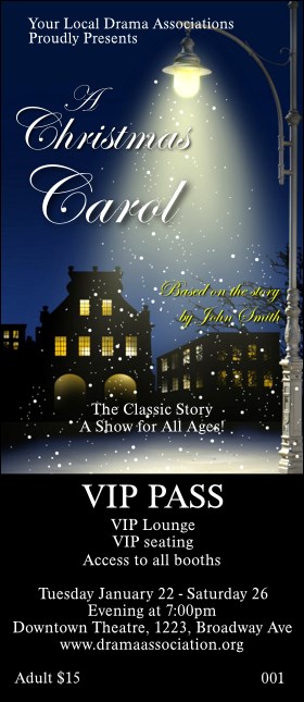 VIP Pass Template | Custom VIP Passes | Eventgroove