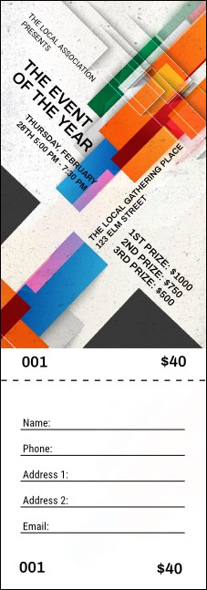 Raffle Ticket Designs | Raffle Ticket Printing | Eventgroove