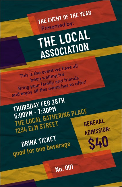 Drink Ticket Designs | Drink Ticket Printing | Eventgroove