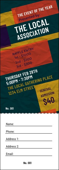 50-50 Raffle Tickets | 50-50 Raffle Ticket Printing | Eventgroove
