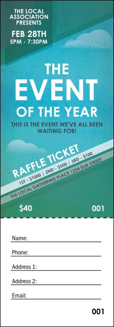 50-50 Raffle Tickets | Eventgroove