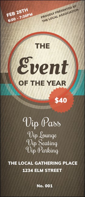 VIP Pass Designs | Design Your Own VIP Pass | Eventgroove
